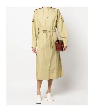 Studio Nicholson Itarsi Poplin Belted Midi Dress