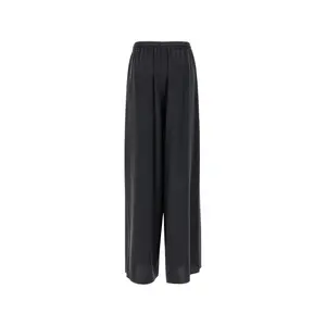 Max Mara Wide-leg Trousers With Drawstring Waist