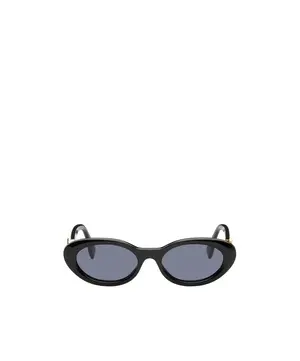 Fendi Oval Frame Sunglasses - Black