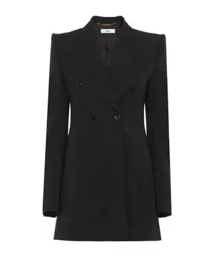 Chloé Double-breasted Tailored Wool Dress
