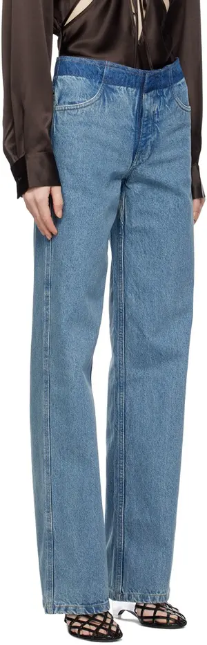 Christopher Esber Deconstructed Denim Jeans - Indigo
