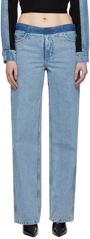 Christopher Esber Deconstructed Denim Jeans - Indigo