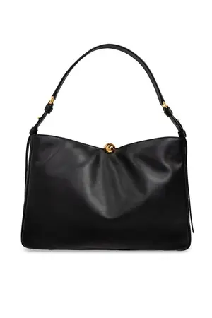 Furla Logo Shoulder Bag - Black
