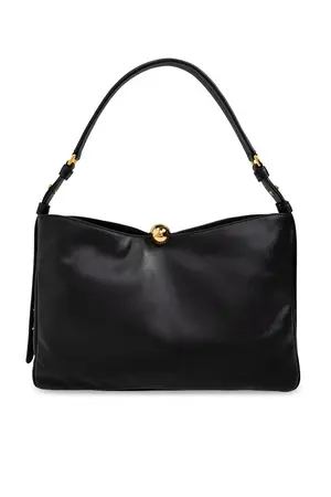 Furla Logo Shoulder Bag - Black