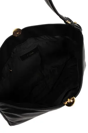 Furla Logo Shoulder Bag - Black