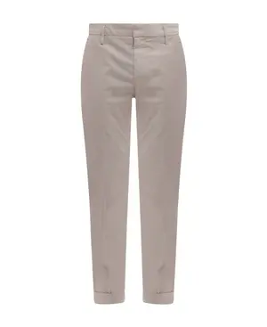 DONDUP Regular Fit Stretched Trousers - Gray