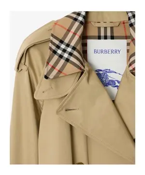 Burberry Double Breasted Belted Trench Coat