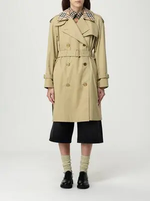 Burberry Double Breasted Belted Trench Coat