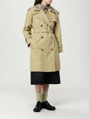 Burberry Double Breasted Belted Trench Coat