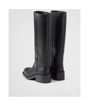 Prada Square-toe Knee-high Boots