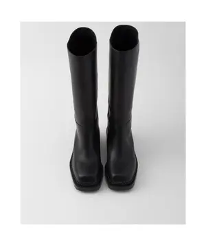 Prada Square-toe Knee-high Boots