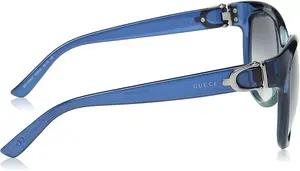 Gucci Logo Detail Cat Eye Sunglasses - Gray