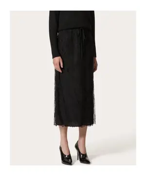 Valentino Garavani Lace Midi Skirt