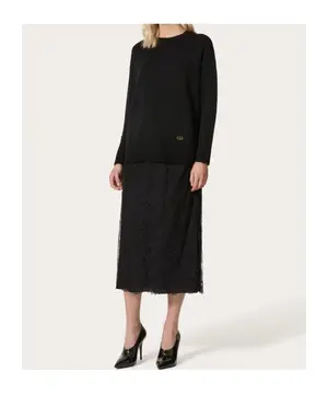 Valentino Garavani Lace Midi Skirt