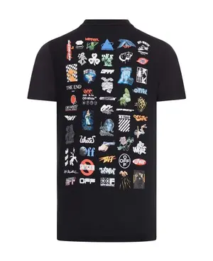 Off-White Graphic Printed Crewneck T-shirt