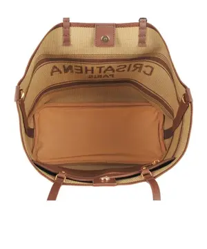 CRISATHENA Large Double Handle Shoulder Bag