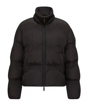 Moncler Ravignan Gather-quilted Short Down Jacket