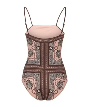 La DoubleJ Elle Printed One Piece Swimsuit - Red