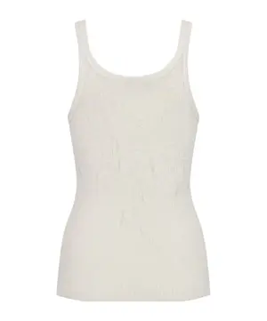 Dior Embroidered Bee Logo Tank Top