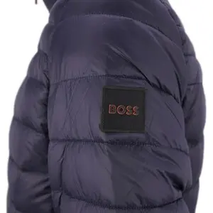 Hugo Boss Quilted Jacket With Stand Collar
