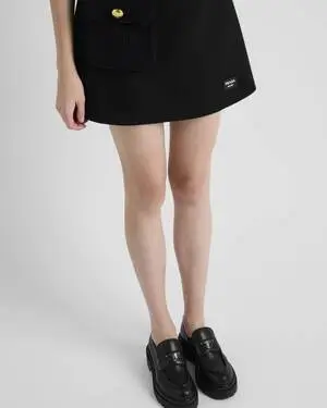 Prada Triangle-logo Slip-on Loafers - Black