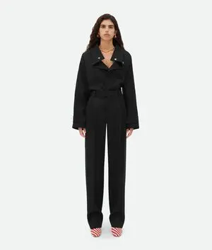 Bottega Veneta Pleated Wide Leg Trousers