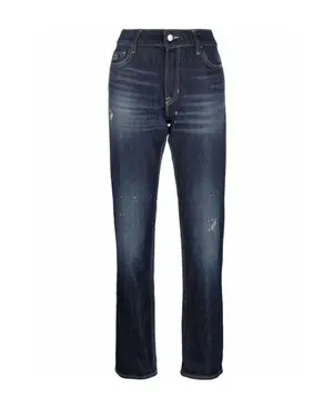 Emporio Armani Mid-rise Straight-leg Jeans
