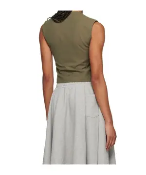 THE FRANKIE SHOP Sleeveless Button-fastening Top