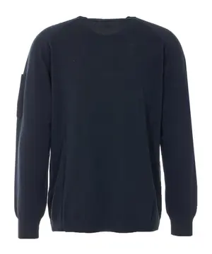 C.P. COMPANY Lens Detailed Crewneck Sweatshirt - Black