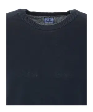 C.P. COMPANY Lens Detailed Crewneck Sweatshirt - Black