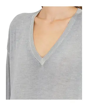 Avant Toi Long Sleeve V-neck Sweater