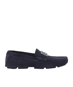 Dolce & Gabbana Dg Logo Plaque Loafers - Black