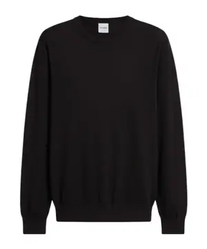 Aspesi Crew Neck Sweatshirt - Black