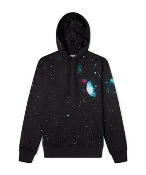 Valentino Garavani Printed Galaxy Hoodie - Black