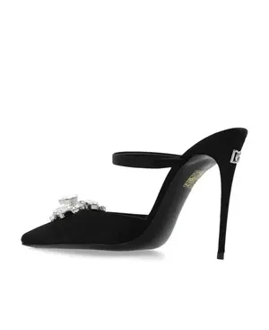 Dolce & Gabbana Embellished Pointed Toe Stiletto Mules