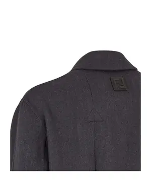 Fendi Single-breasted Tailored Coat - Blue