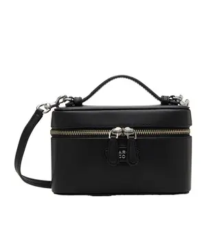 Marc Jacobs Logo Embossed Shoulder Bag - Black