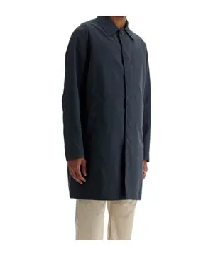 Herno Long Sleeved Waterproof Coat - Black