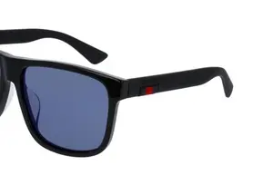 Gucci Rectangular Logo Detail Sunglasses
