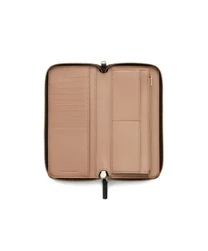 Marc Jacobs Continental Zipped Wallet - Brown