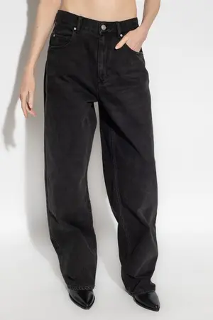 Isabel Marant Étoile Joanny Logo-patch Jeans