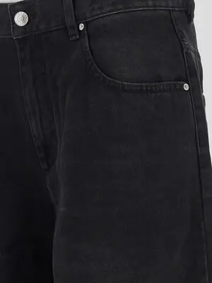 Isabel Marant Étoile Joanny Logo-patch Jeans - Faded Black