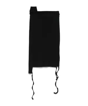 Ottolinger Ribbed Mini Skirt With Button Detail