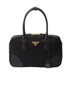 Prada Re-edition 1978 Medium Re-nylon And Saffiano Leather Two-handle Bag