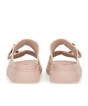 Alexander McQueen Double Strap Slip-on Sandals - Tea Rose