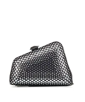 Attico Crystal Embellished Clutch
