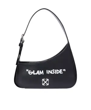 Off-white Patterned Shoulder Bags