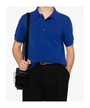 TOM FORD Short-sleeved Polo Shirt - Blue