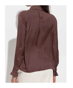 Zadig&Voltaire Thely" Shirt With Ruffled Cuffs - Brown