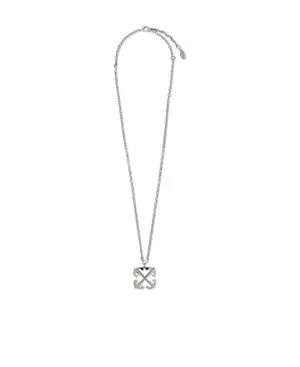 Off-White Arrows Chain-link Necklace - Gray